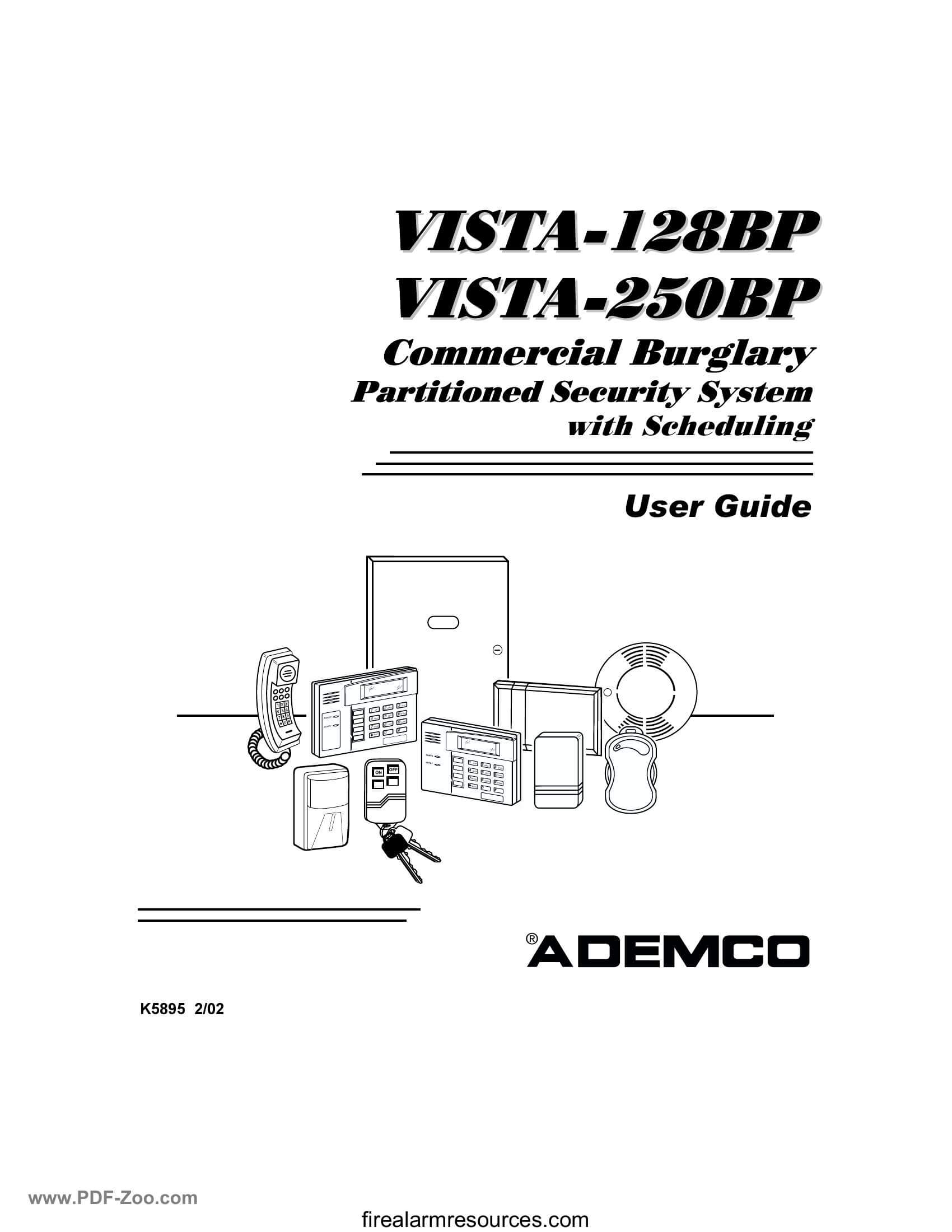 Ademco - Vista-128FBP User Manual | Download fire alarm documents