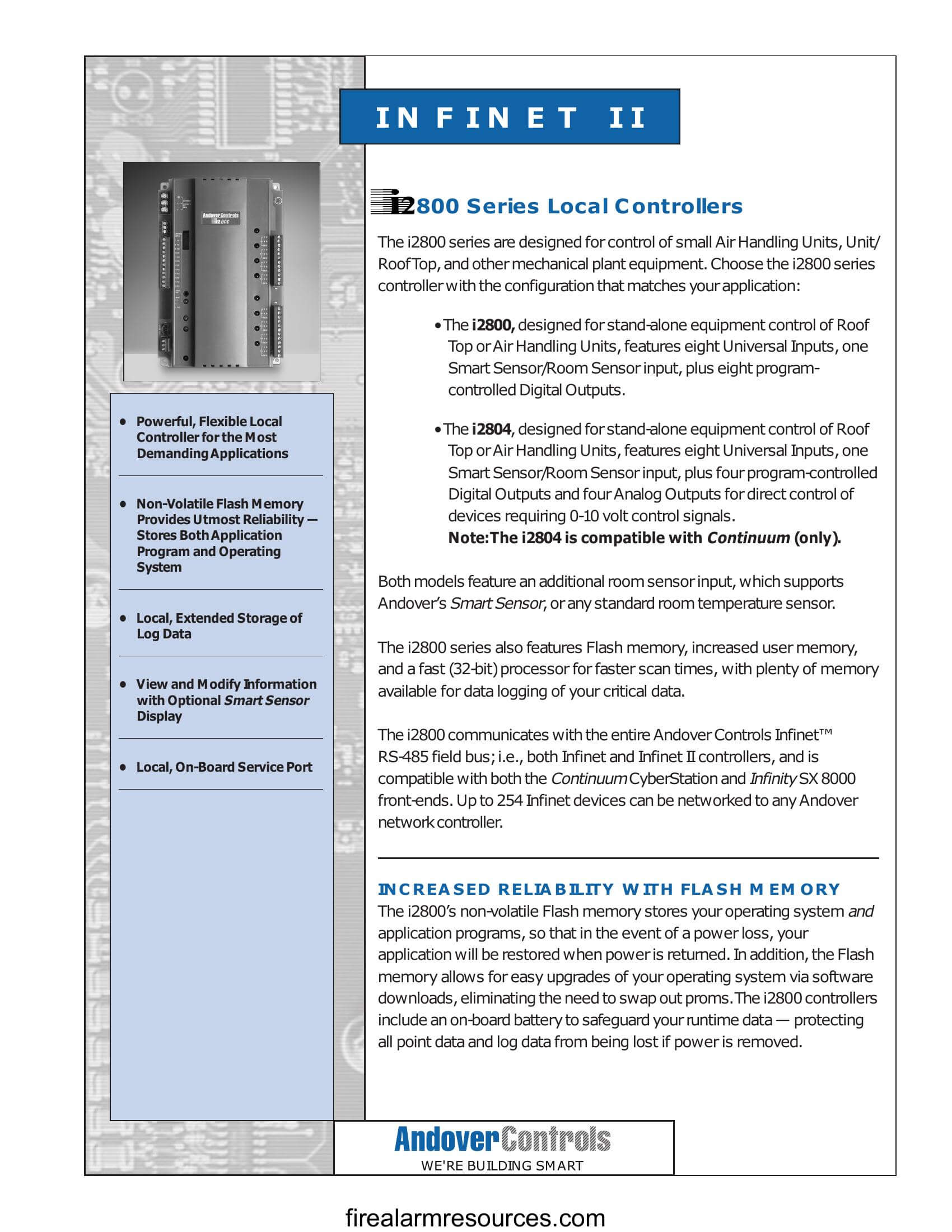 Andover Controls i2 810 Controller | Download fire alarm documents