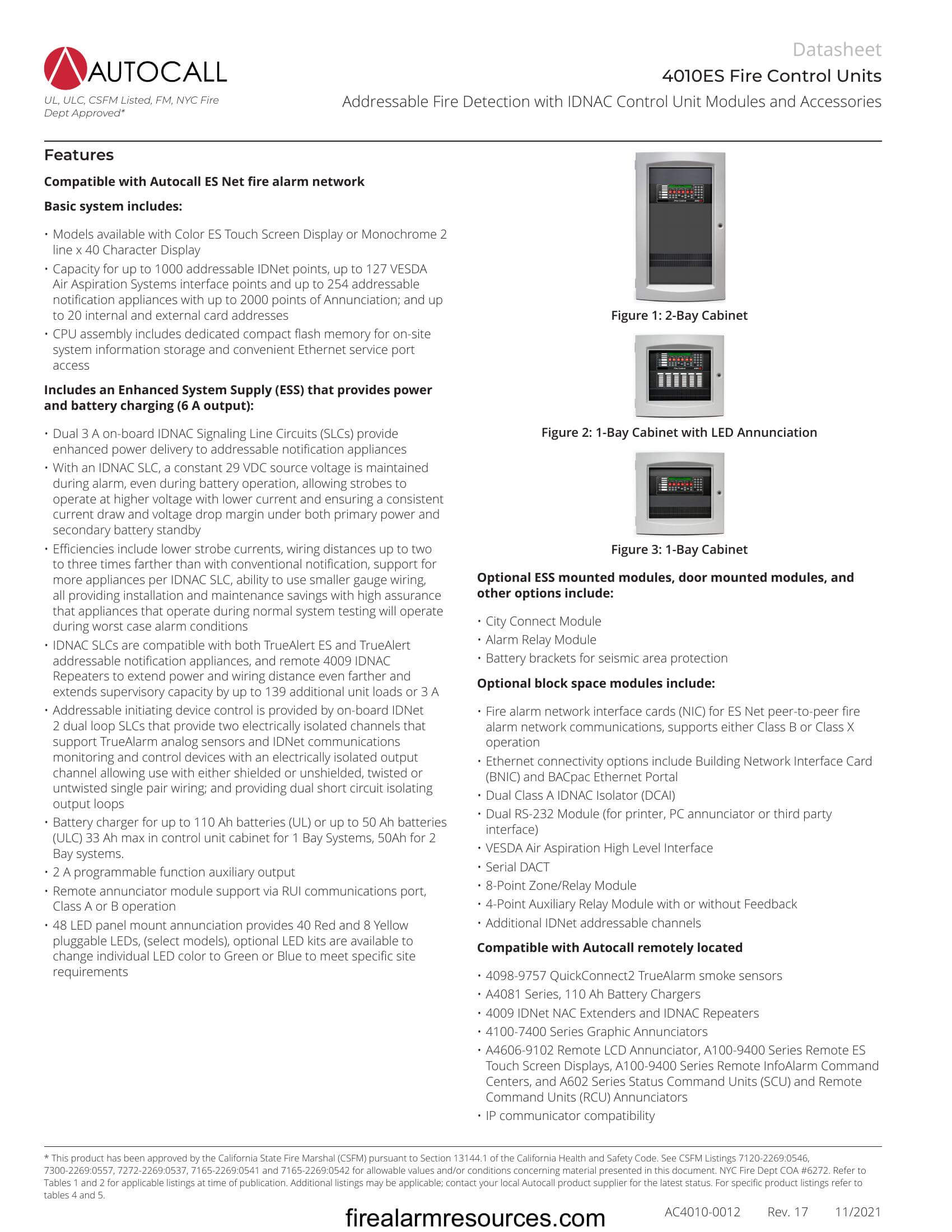 Autocall 4010ES Series Addressable Fire Detection And Bas Download Autocall 4010ES Series Addressable Fire Detection And Bas Download