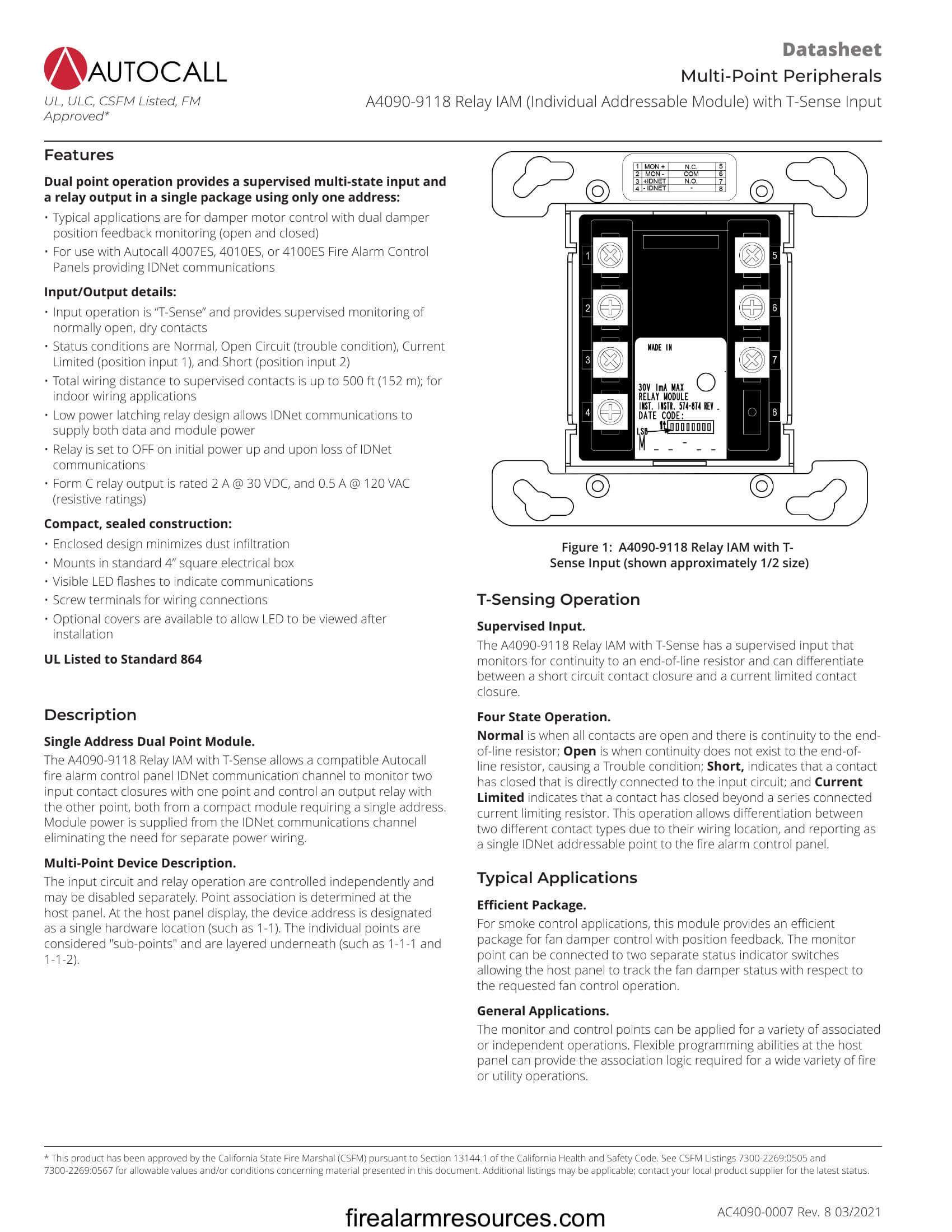 Autocall A4090-9121 Security Monitor IAM (Individual Addr... | Download ...