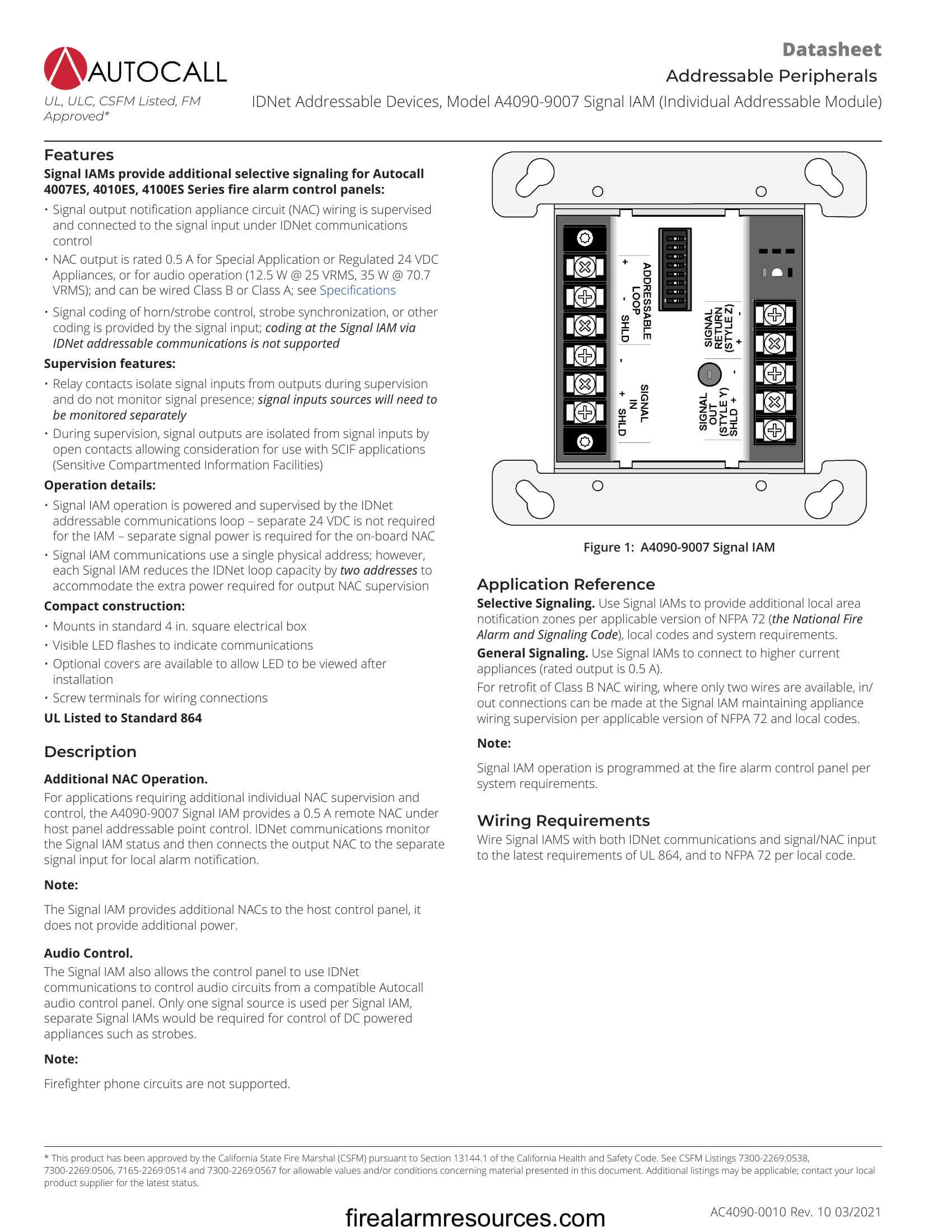 Autocall A4090-9121 Security Monitor IAM (Individual Addr... | Download ...