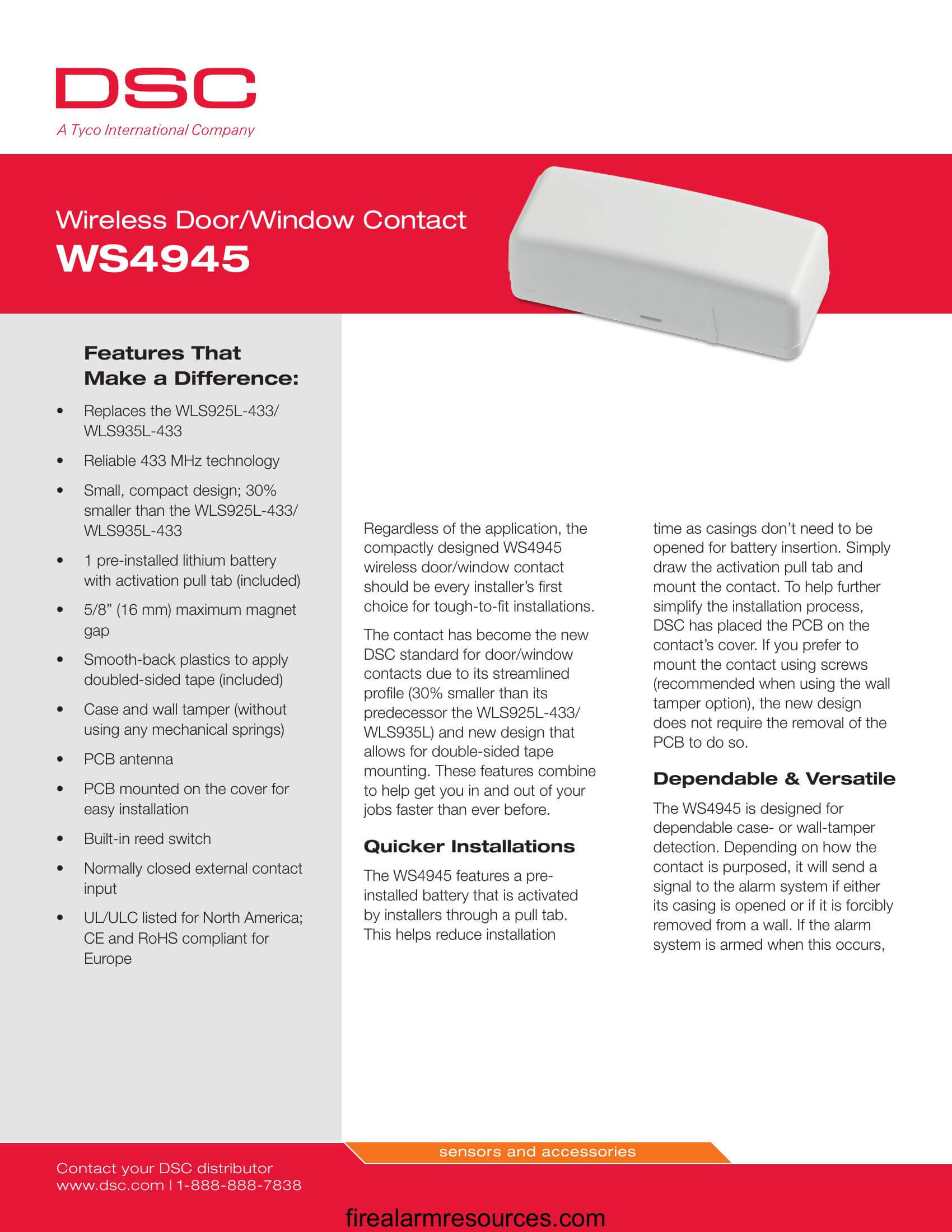 DSC System 5 - Spec Sheet - Eng - AsiaPac | Download fire alarm documents