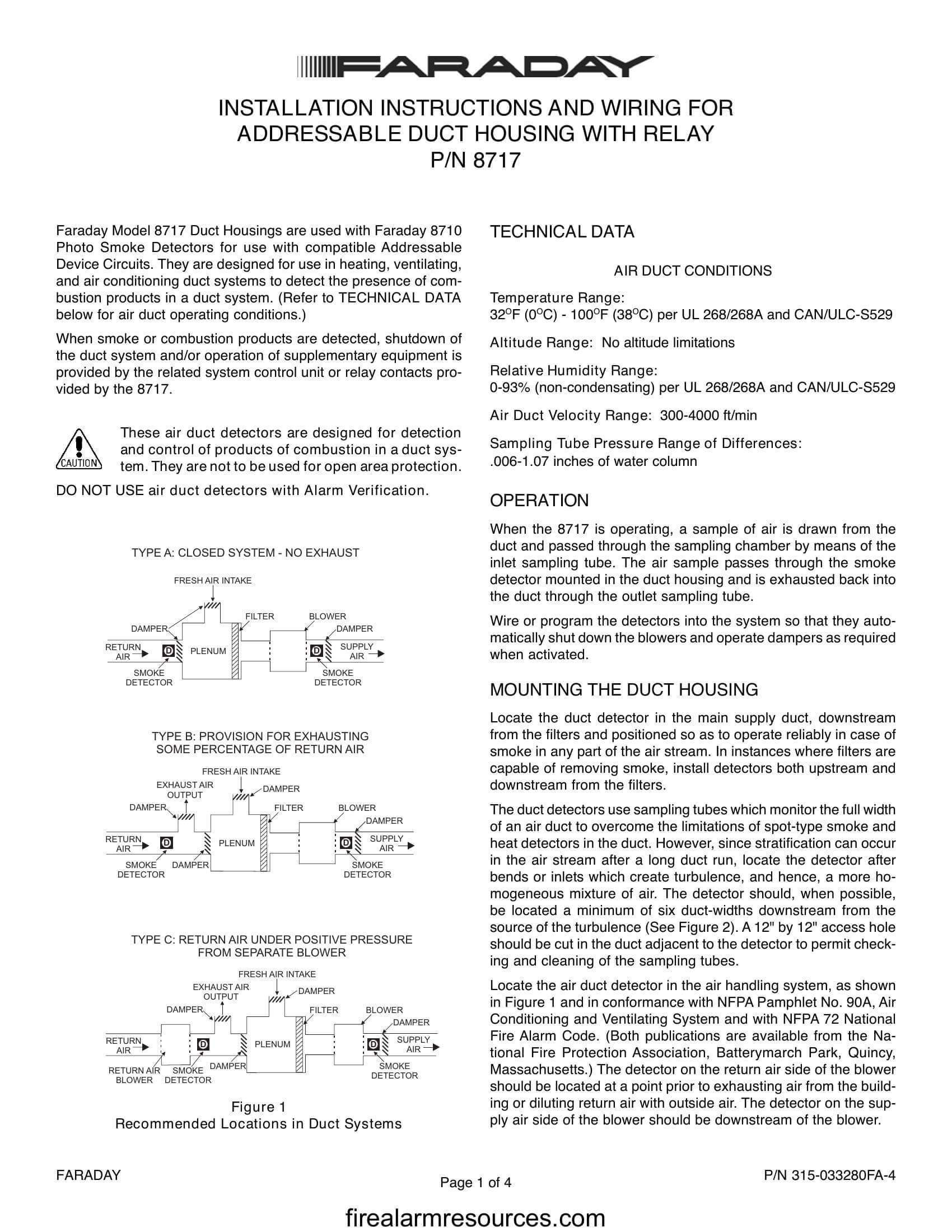 Faraday SRU-2 SERIAL RELAY UNIT SRE-8 SERIAL RELAY EXTENDER | Download ...