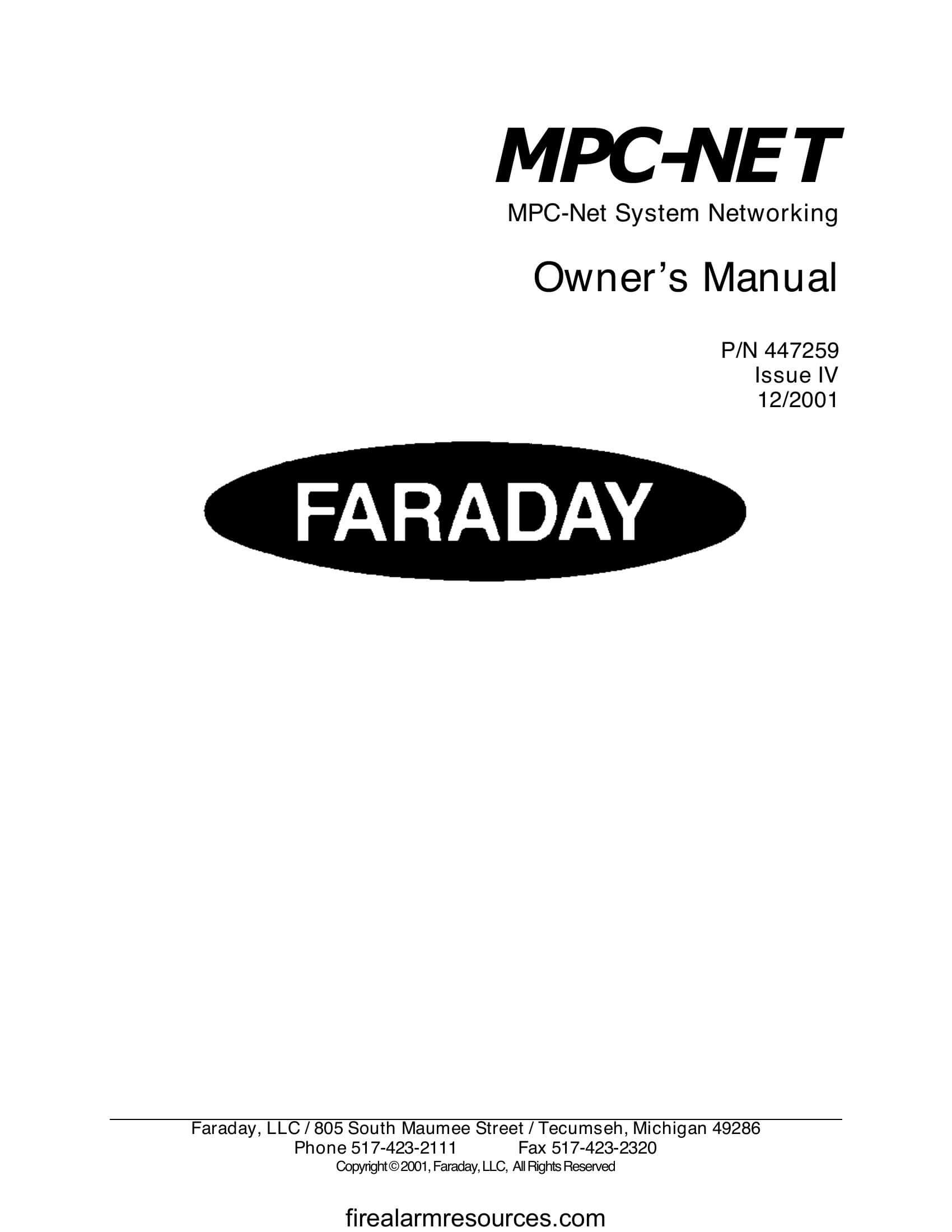 Faraday MPC-Net System Networking | Download fire alarm documents