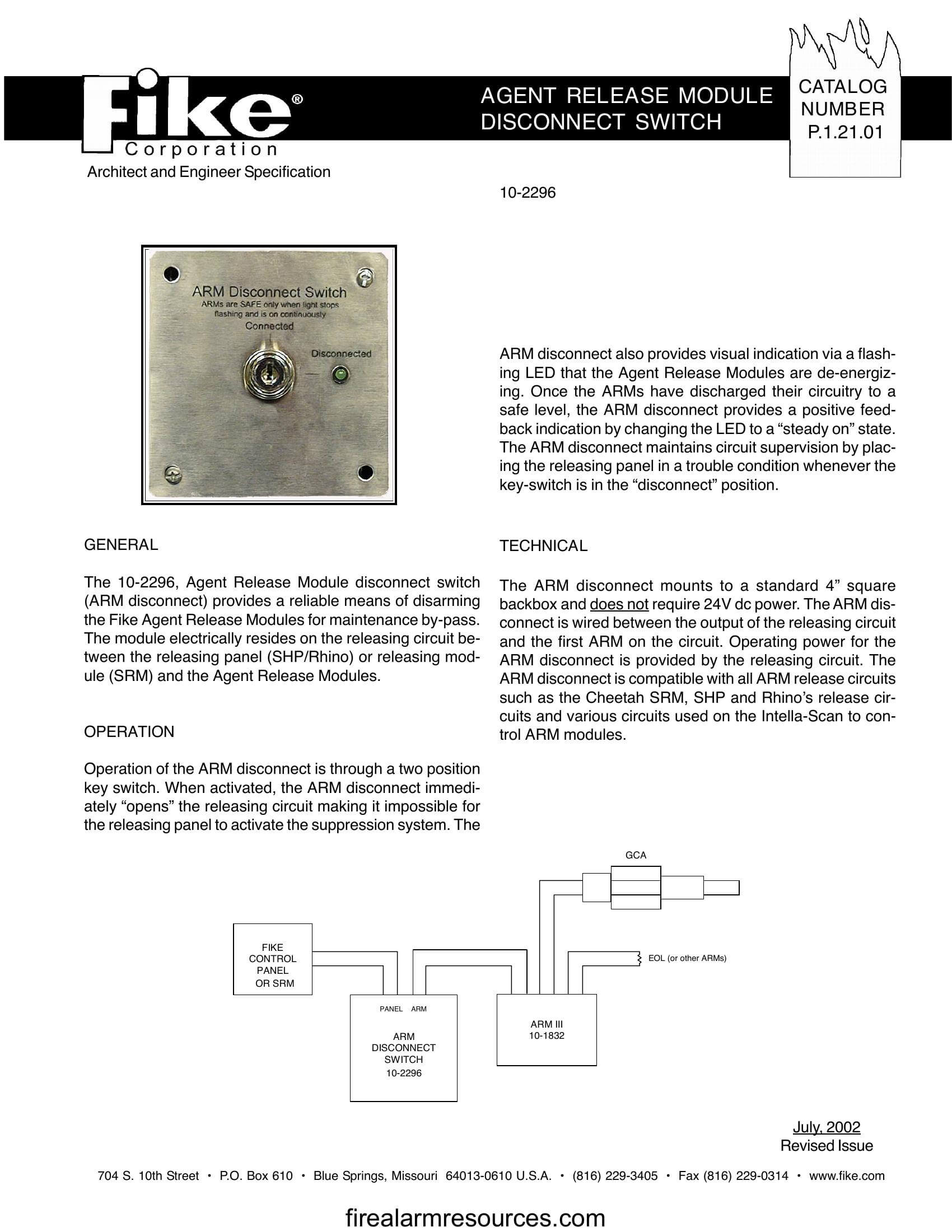 Fike Agent Release Module C_1_04_01 | Download fire alarm documents
