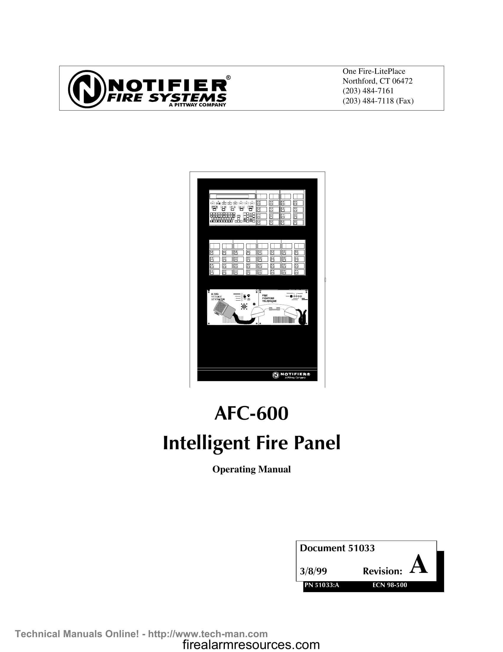 Notifier AFC-600-Intelligent-Fire-Panel-Installation | Download fire ...