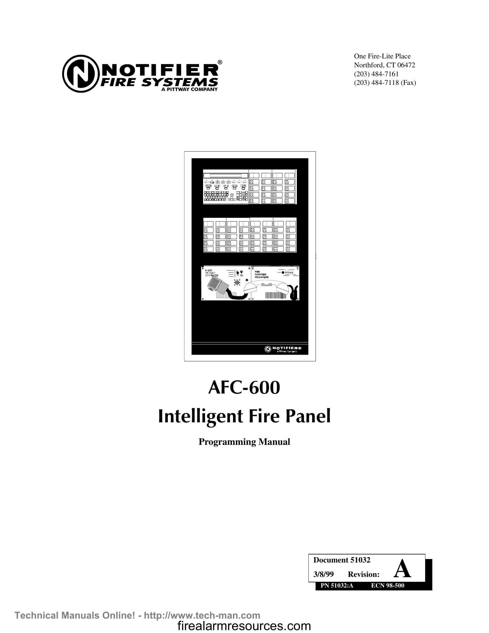 Notifier AFC-600-Intelligent-Fire-Panel-Installation | Download fire ...