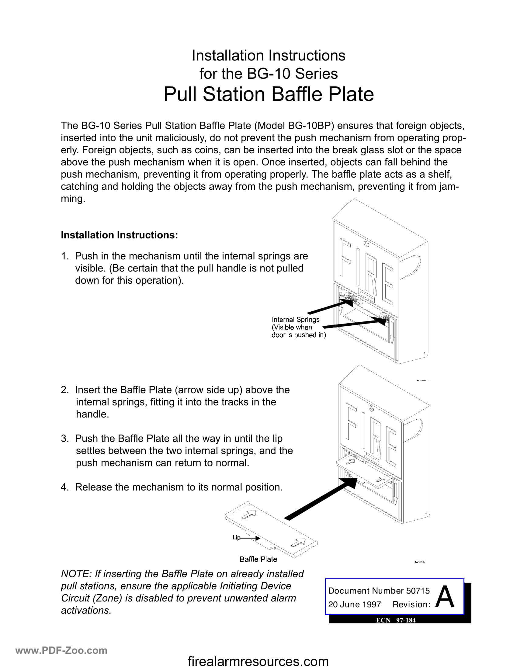 Notifier ABA-2 Audio Buffer Installation Instructions | Download fire ...