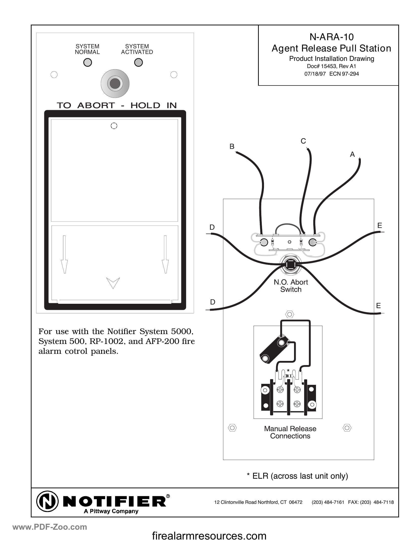 Notifier N-ARA-10 Agent Release Installation Instructions | Download ...