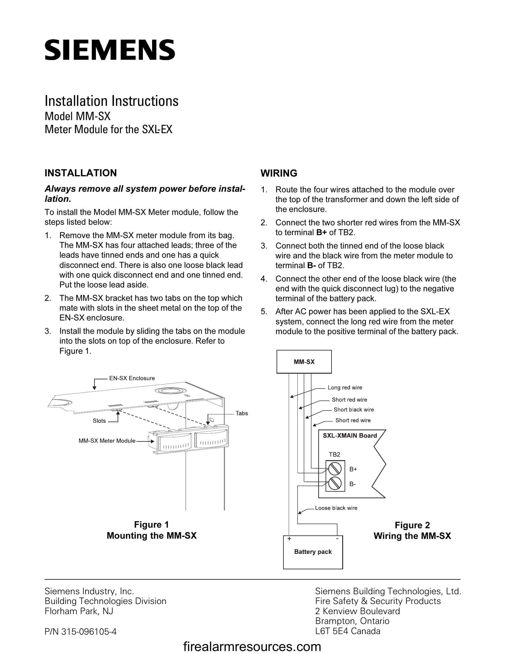 Siemens VPM VESDA Peripheral Module, Installation Instruc... | Download ...