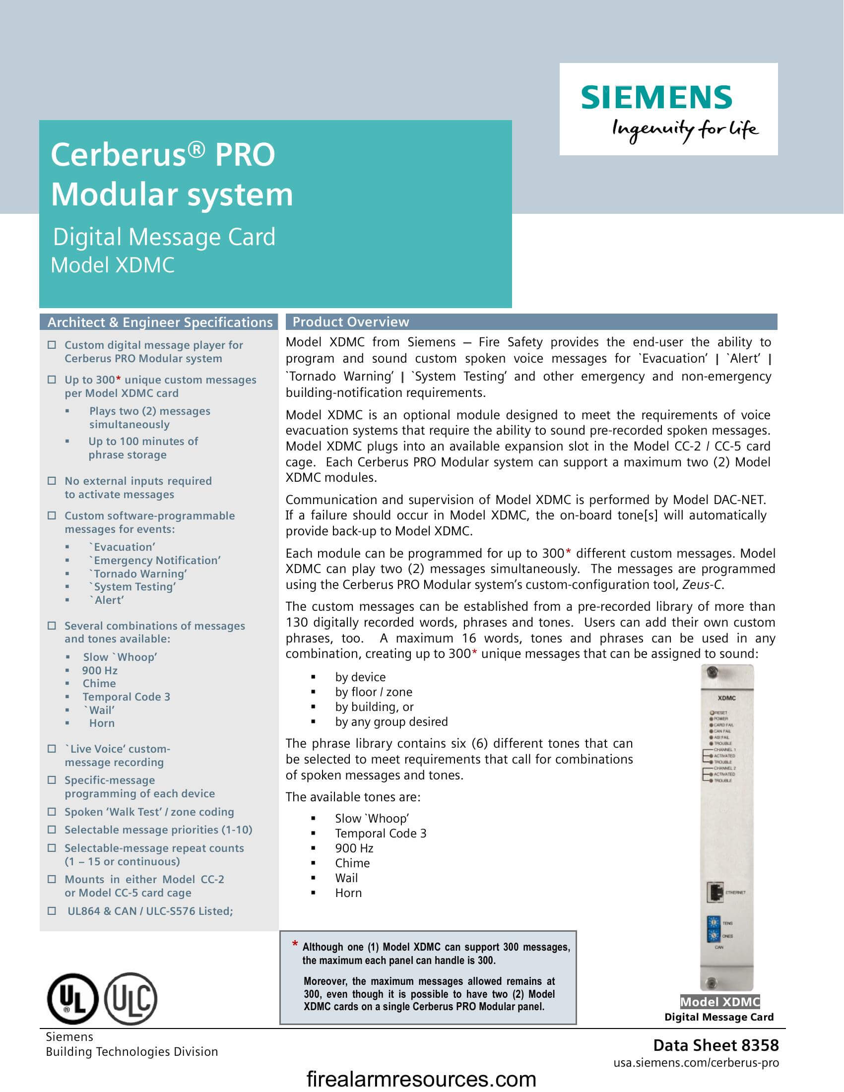 Siemens DAC-NET, LPB Cerberus PRO Modular Digital Audio C... | Download ...