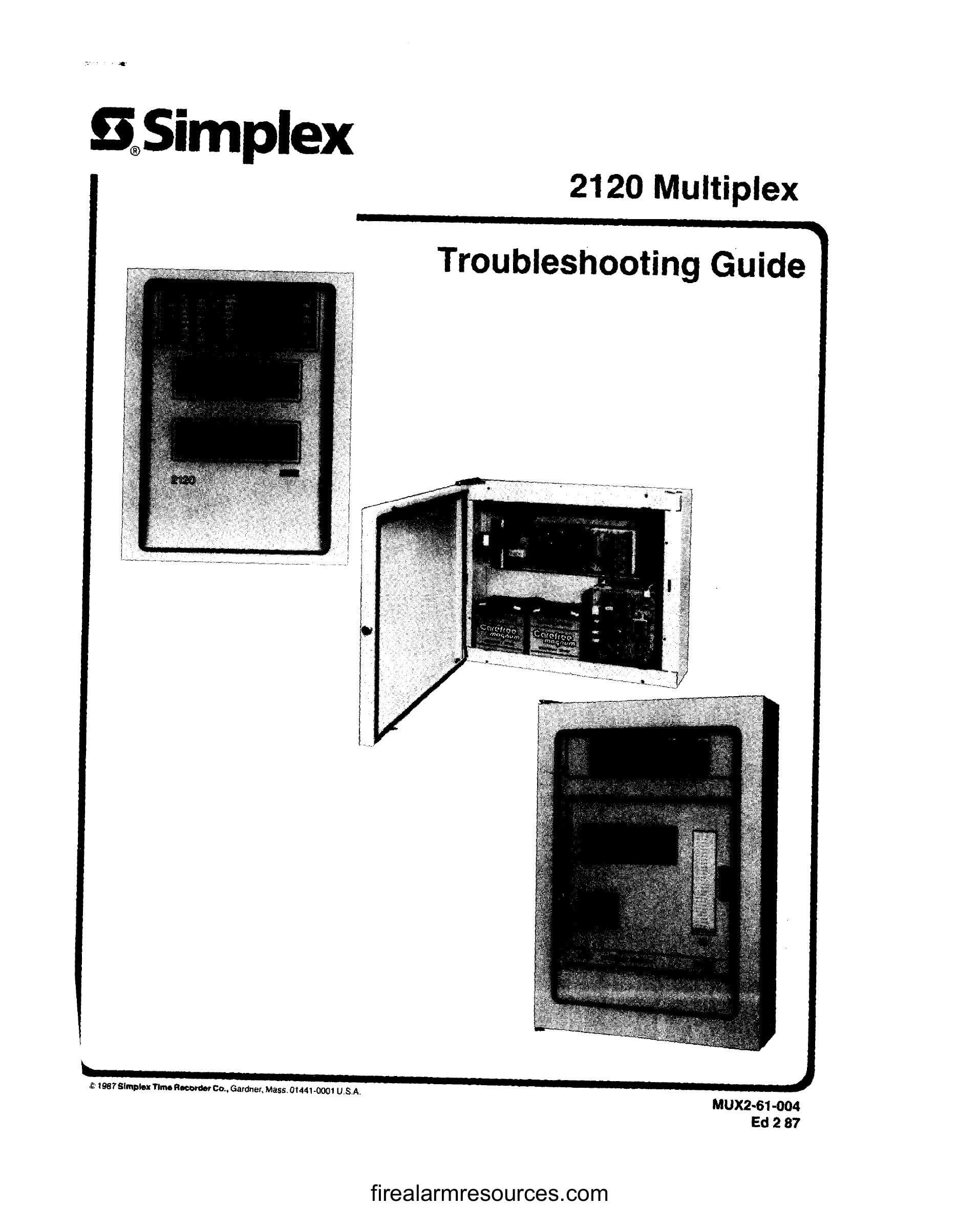 Simplex 2120 Power Supplies Troubleshooting Aid | Download fire alarm ...