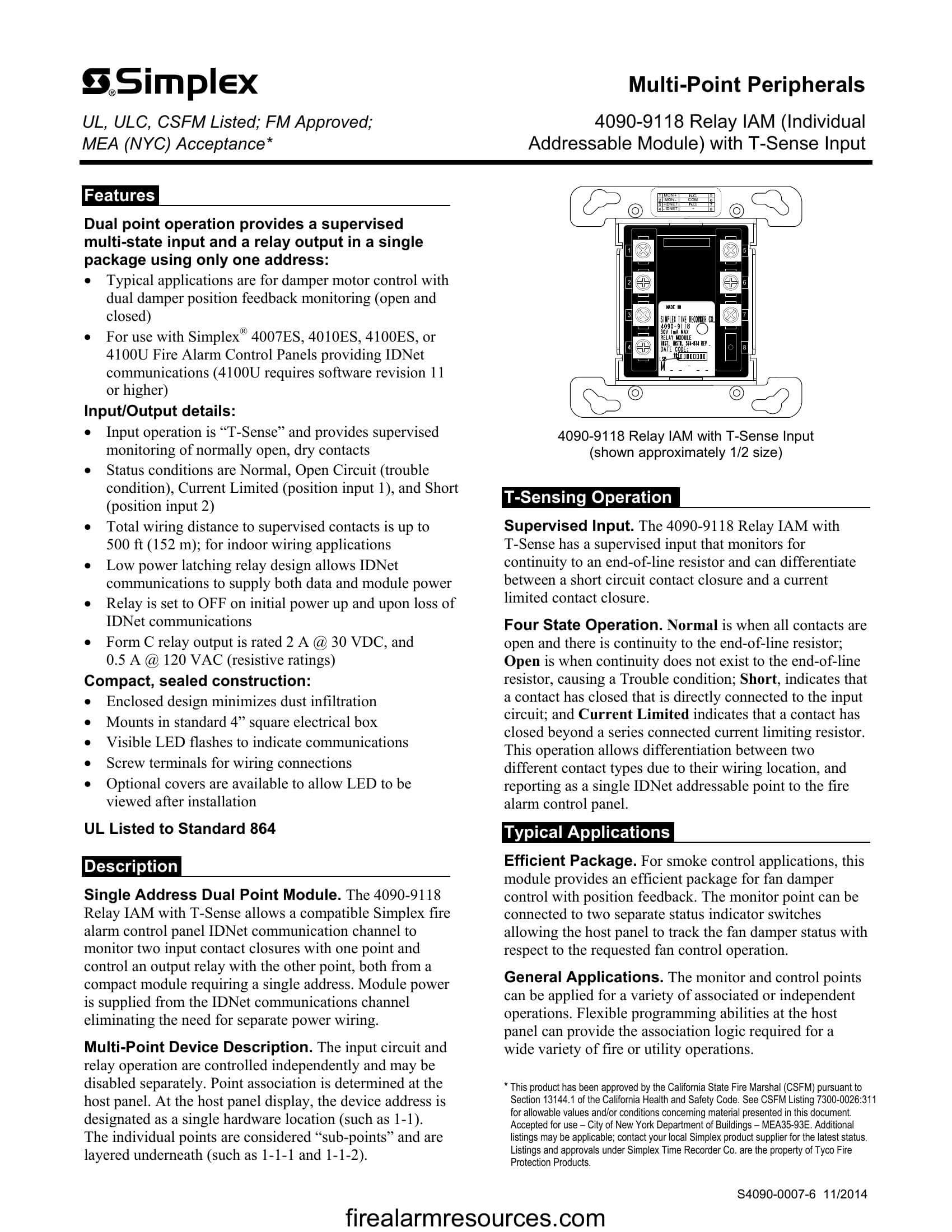 Simplex VLC-600 TrueAlarm LaserCOMPACT Smoke Sensor with ... | Download ...
