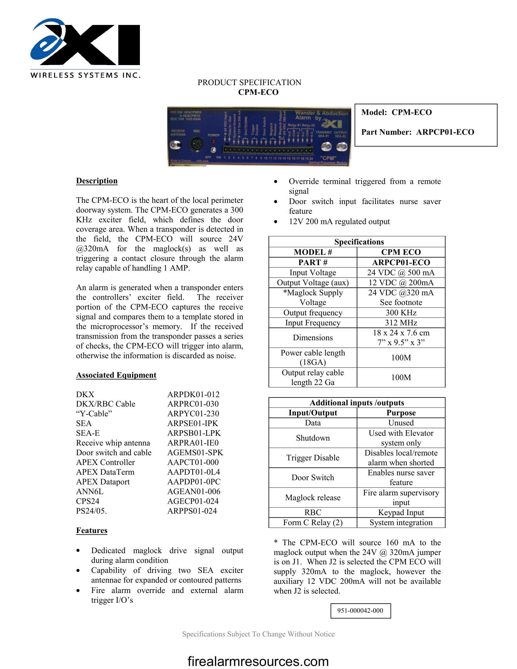 Simplex PEAVEY CEQ28 | Download fire alarm documents