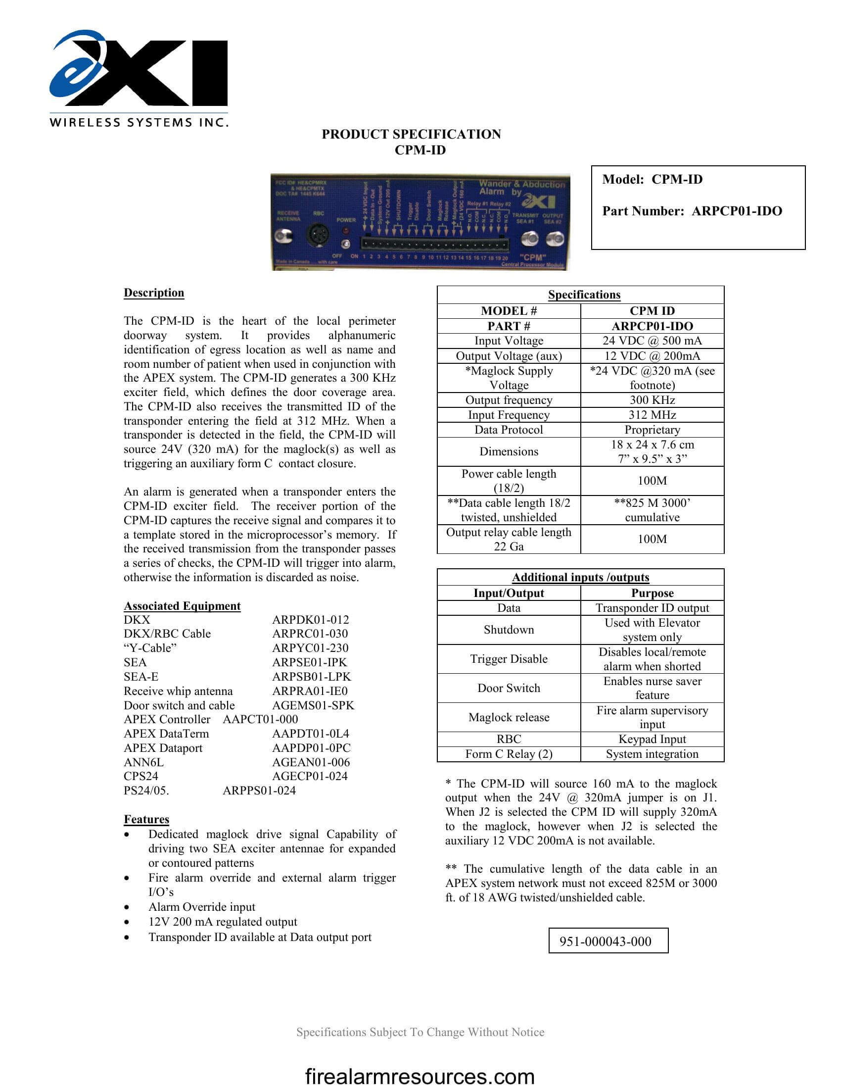 Simplex PEAVEY CEQ28 | Download fire alarm documents