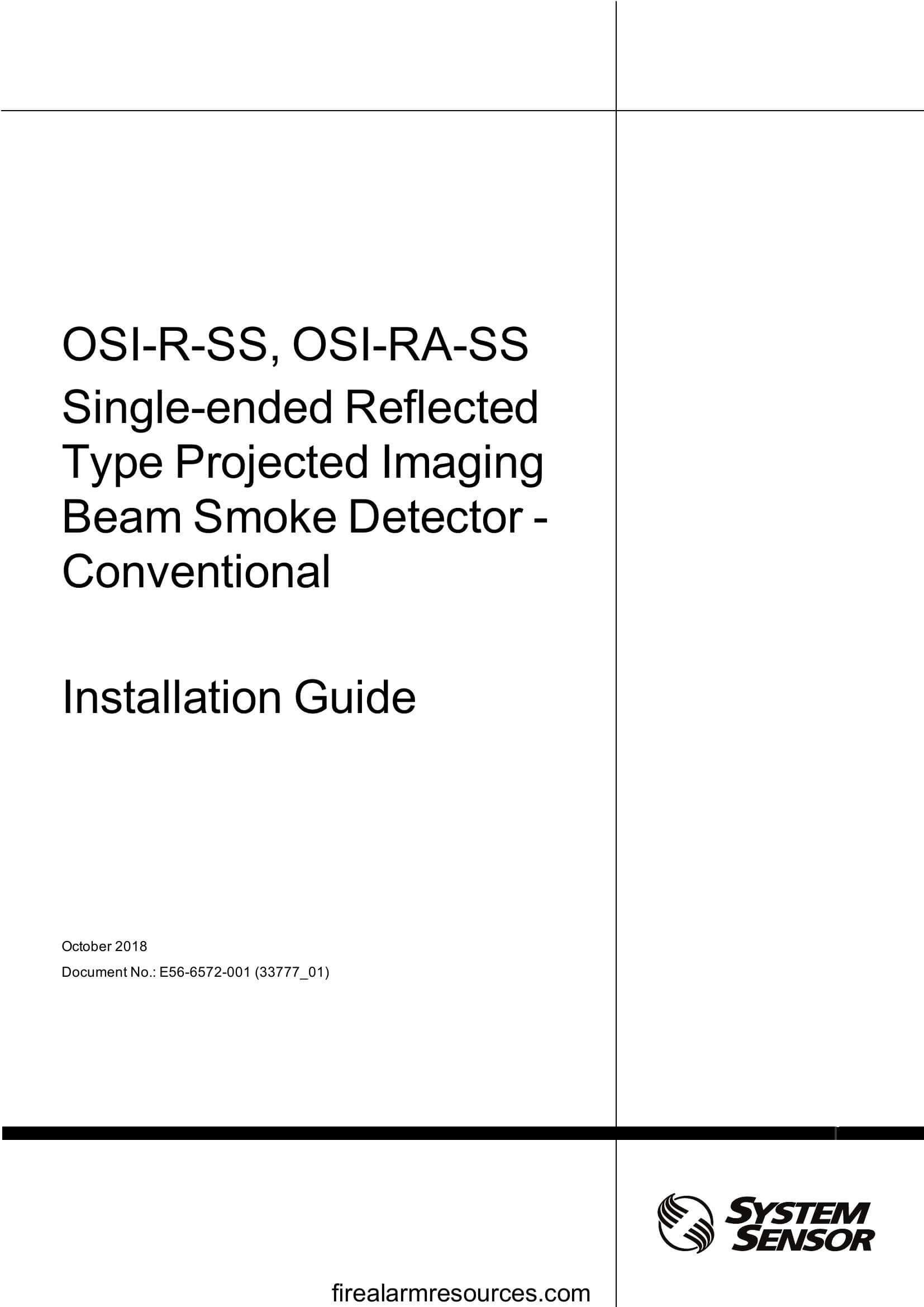 System Sensor OSI-R-SS Manual | Download fire alarm documents