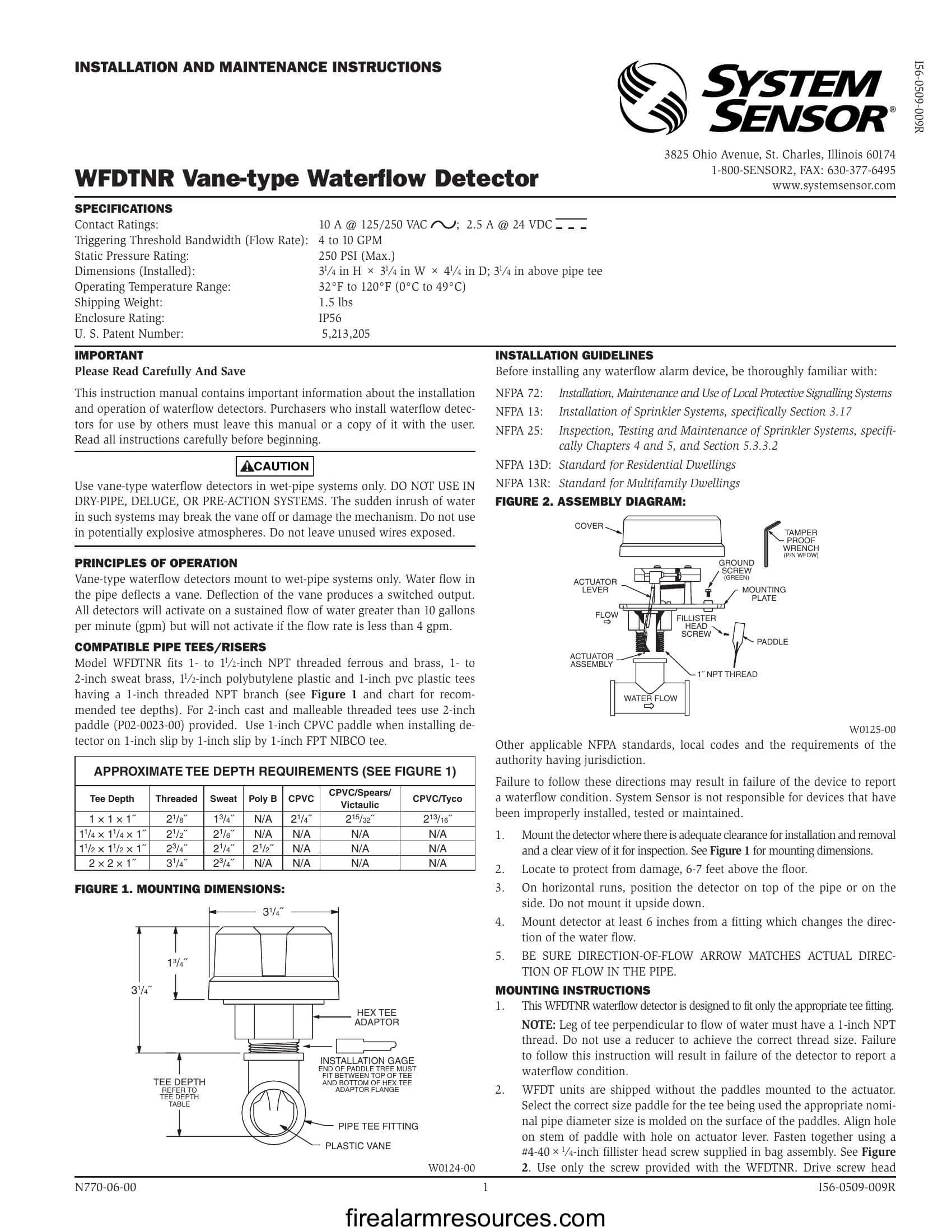 System Sensor DNR Manual | Download fire alarm documents