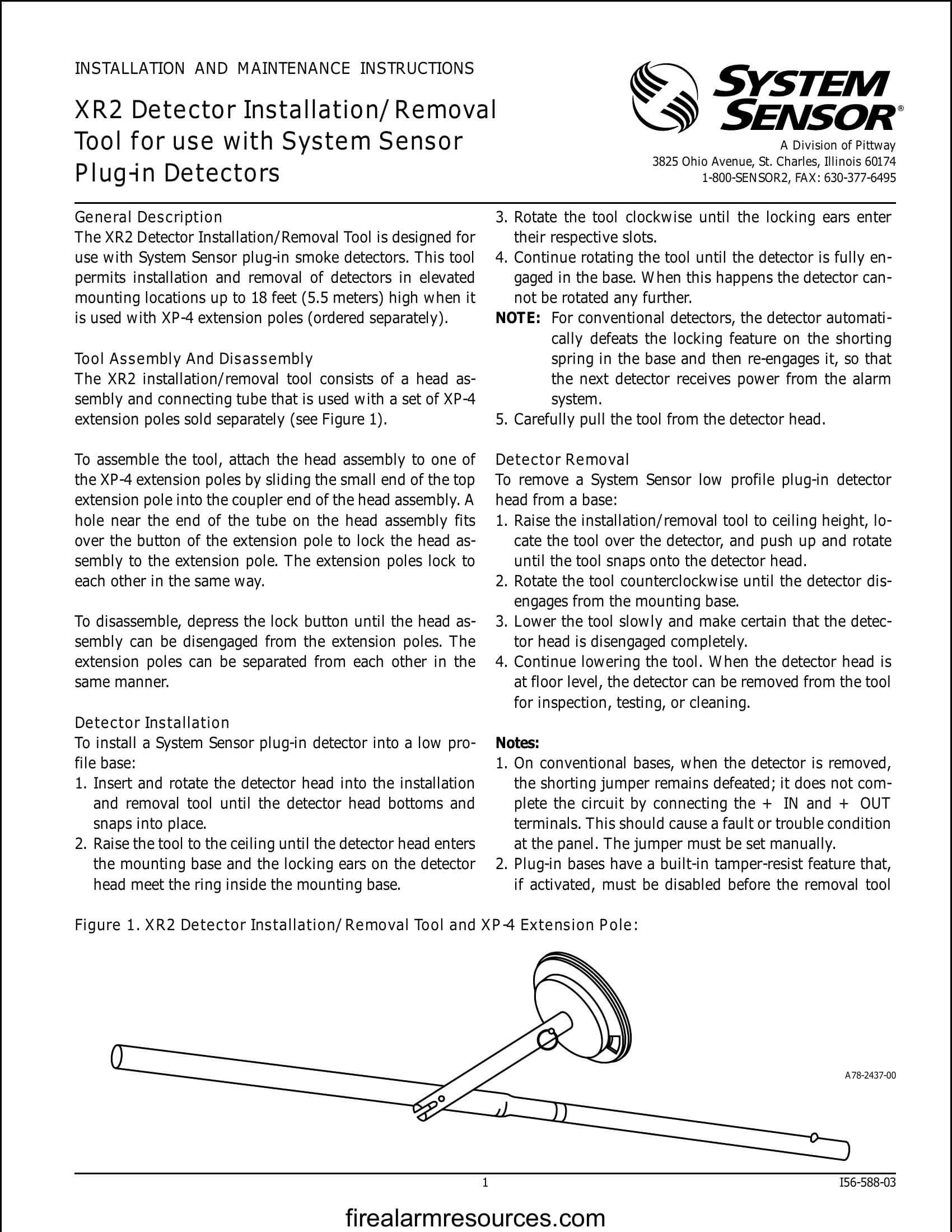 System Sensor D2 Manual | Download fire alarm documents
